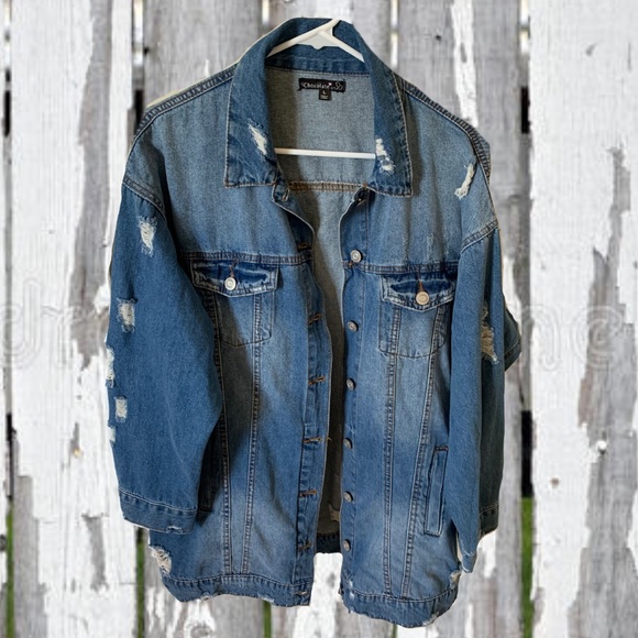 Chocolate | Jackets & Coats | Nwt Chocolate Denim Jean Jacket | Poshmark